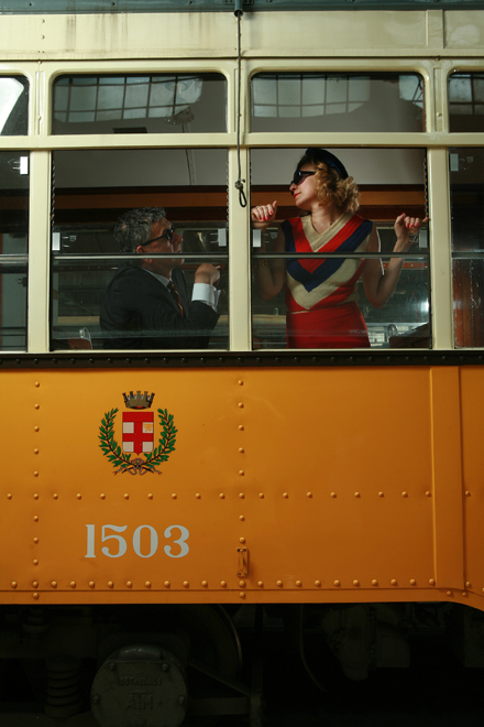Milan Tram Shoot – photograph 3 — Jack Vettriano